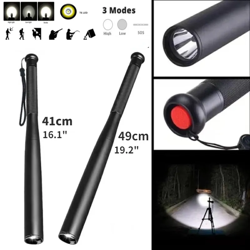 DHgate.com:49/41cm Multifunctional Aluminum Baseball Bat Flashlight for ...