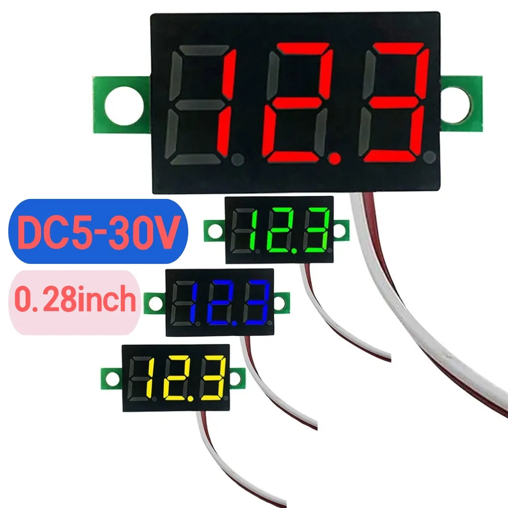 DHgate.com:Compact 2.5V-40V Mini Digital Voltmeter Voltage Tester ...