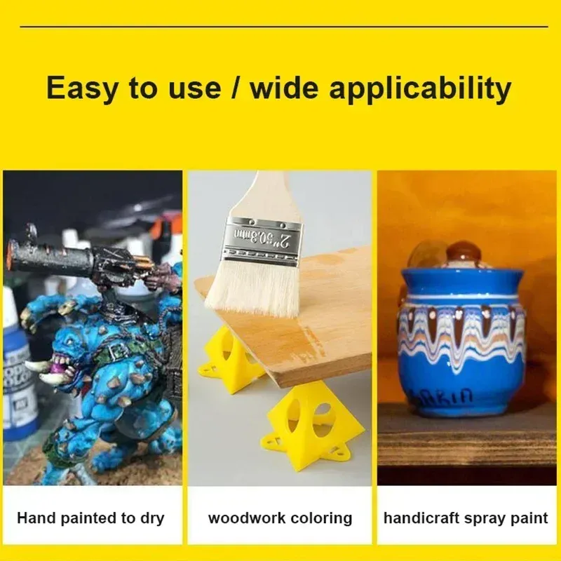 Mini Triangle Paint Stands: Precision Painting Tool Set with Pads for ...