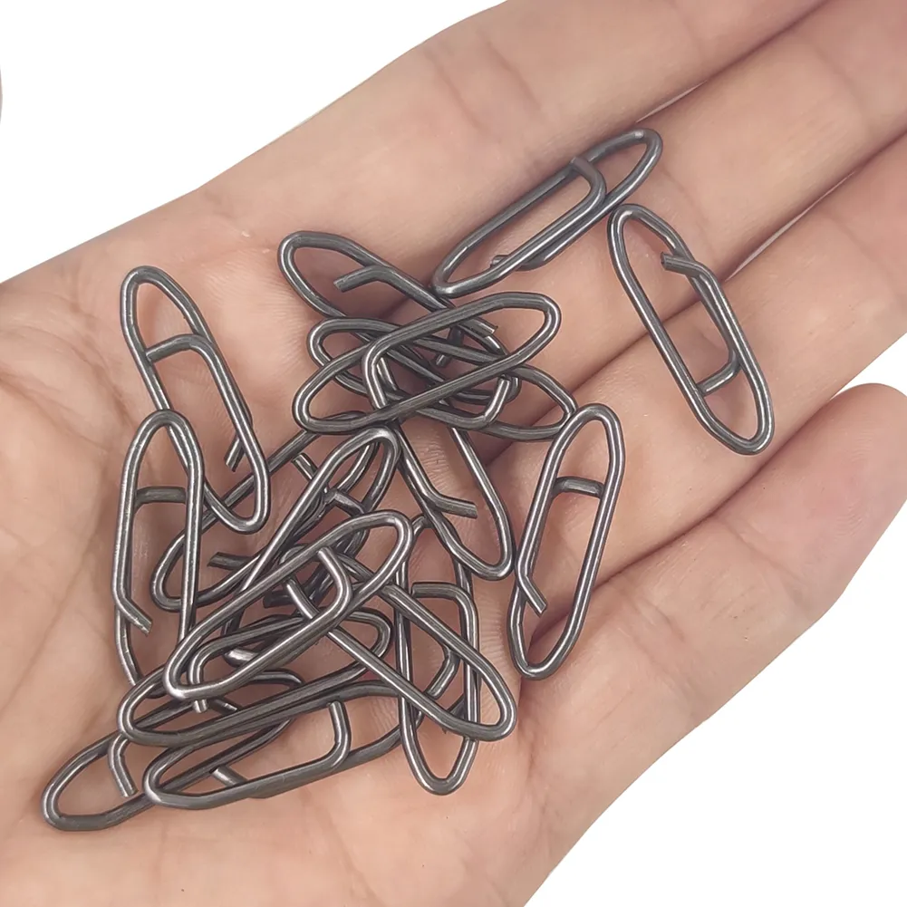 30-Pack Premium Fishing Swivels Snaps, Quick Clip Lock, S/M/L Sizes ...