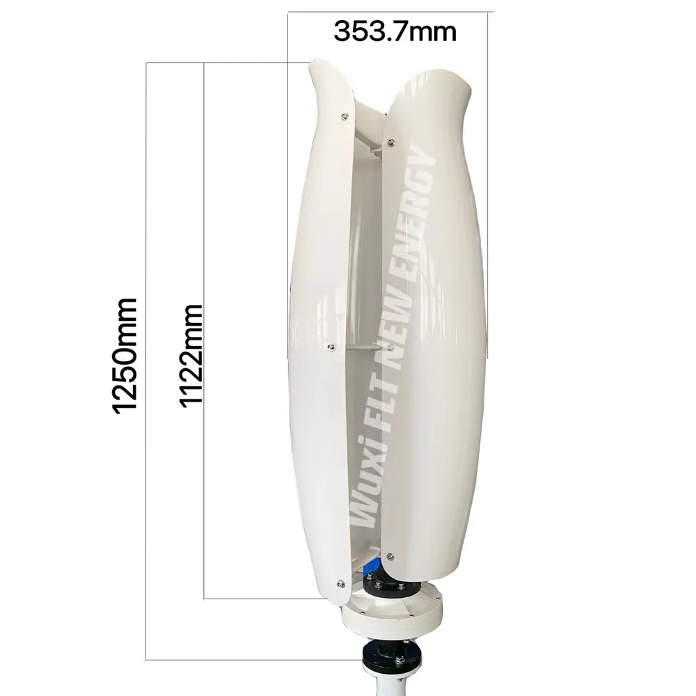 600W Home Wind Turbine Generator: 12V/24V/48V Roof Windmill - Efficient ...