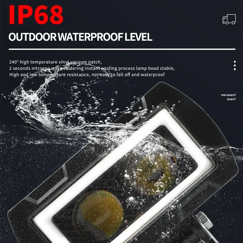 32W LED Work Light Bar With Auxiliary Driving Ipf Fog Lights For 4X4 ...