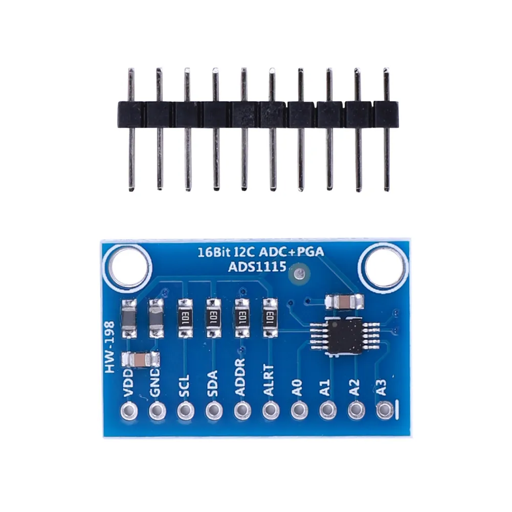 Programmable Gain Amplifier ADS1115 adc ar Analog-to-Digital Converter Module for Arduino and ...