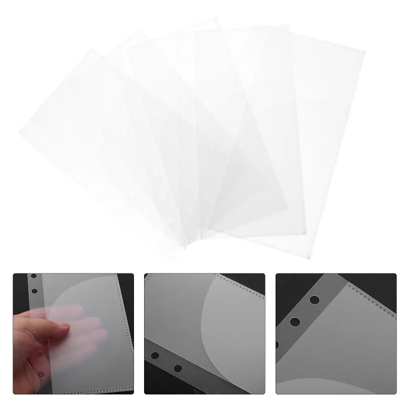 Replaceable Binder Pockets for A5 Ring Binders Loose Leaf Storage from ...