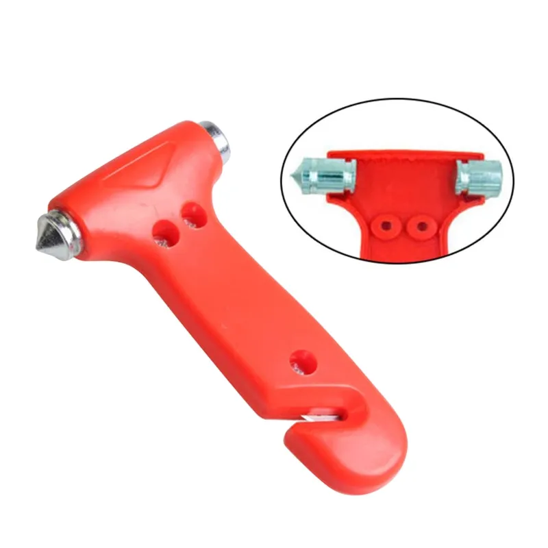 2-in-1Escape Hammer & Seatbelt Cutter, Car Safety Hammer, Emergency ...