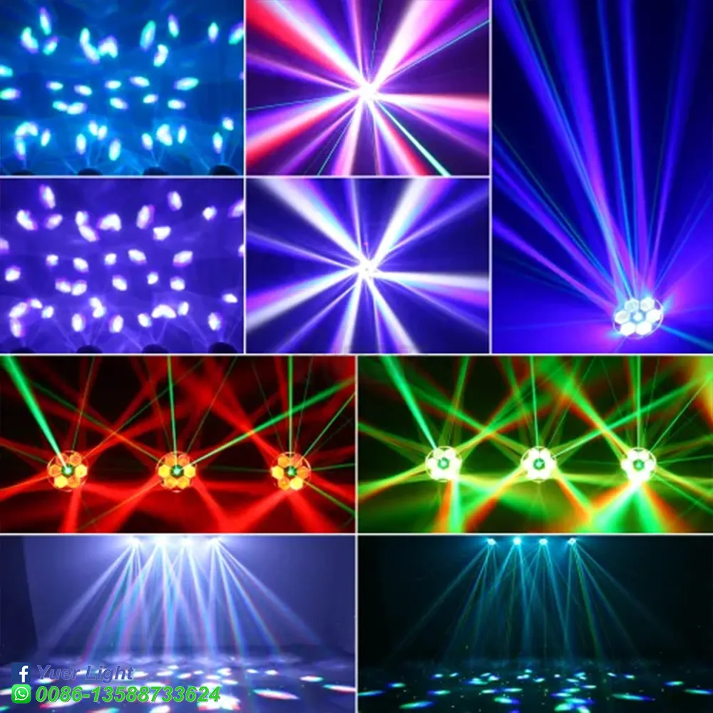 LED Moving Head Disco Light RGBW 4in1 Bee Eye Laser Rotating Beam ...