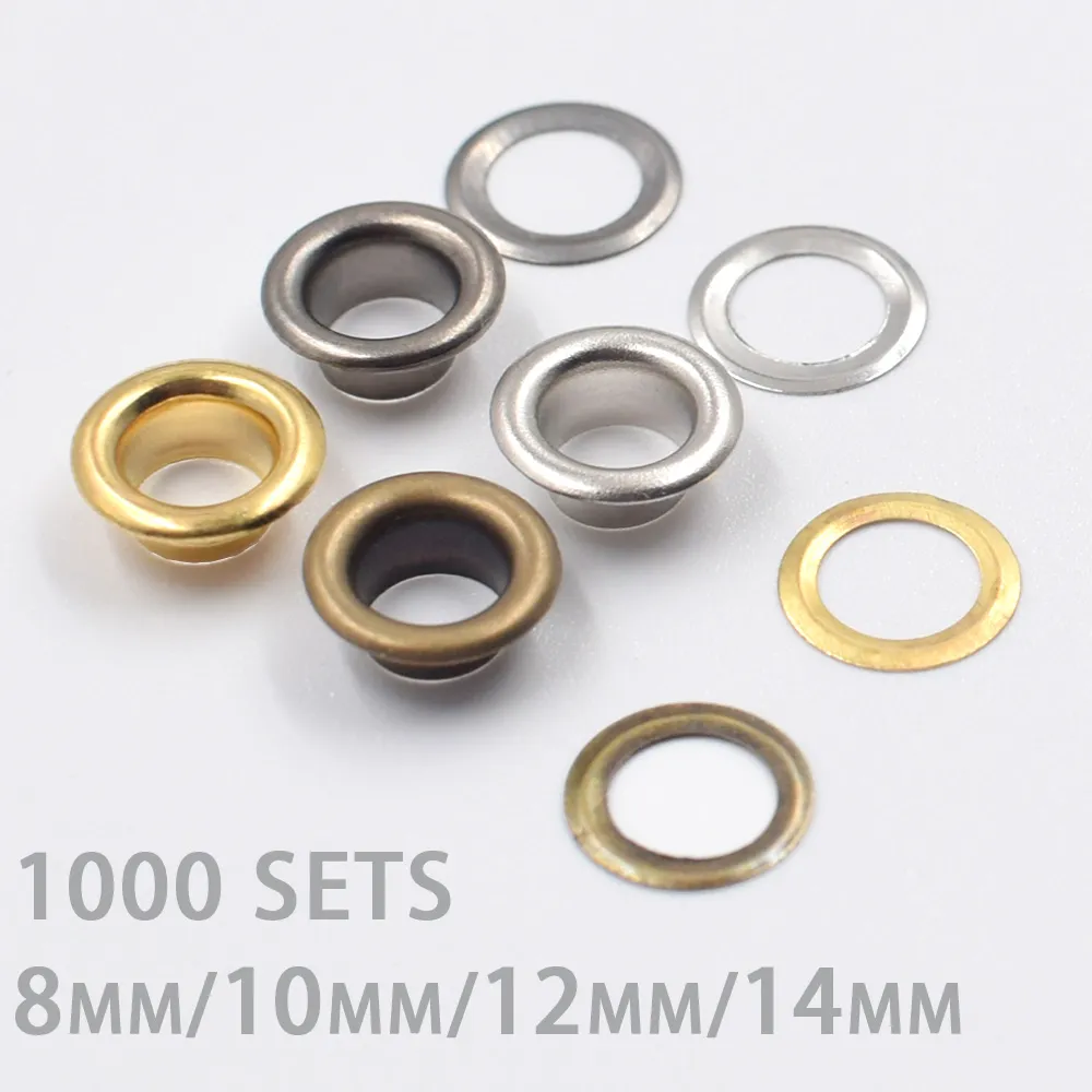 Metal Eyelets for Clothing & Crafts - 8mm, 10mm, 12mm, 14mm with ...