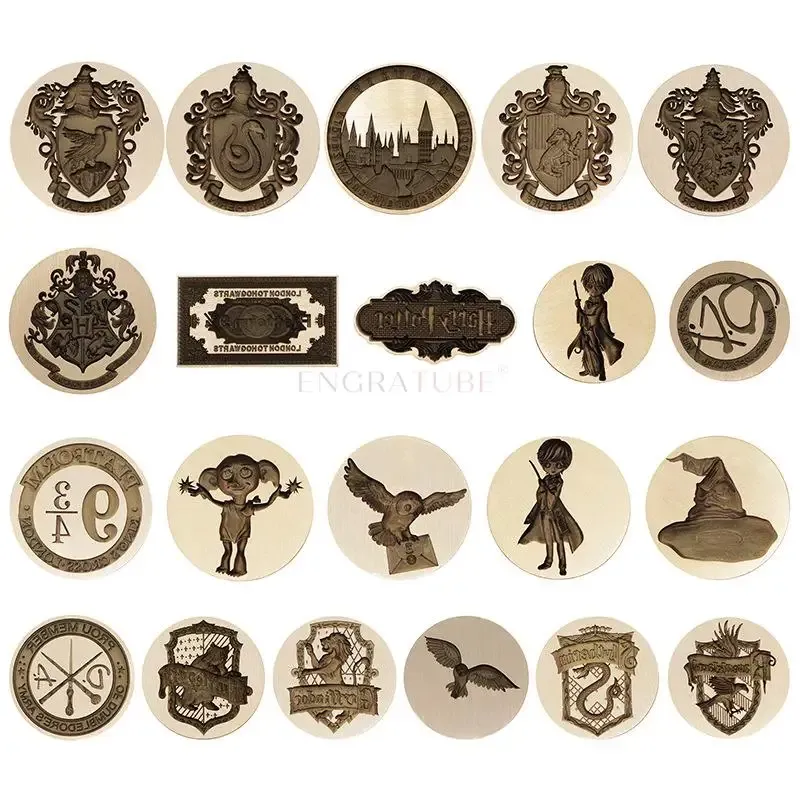 Ultra Fine 3D Embossed Wizard School Owl Messenger Laser Engraving Wax ...