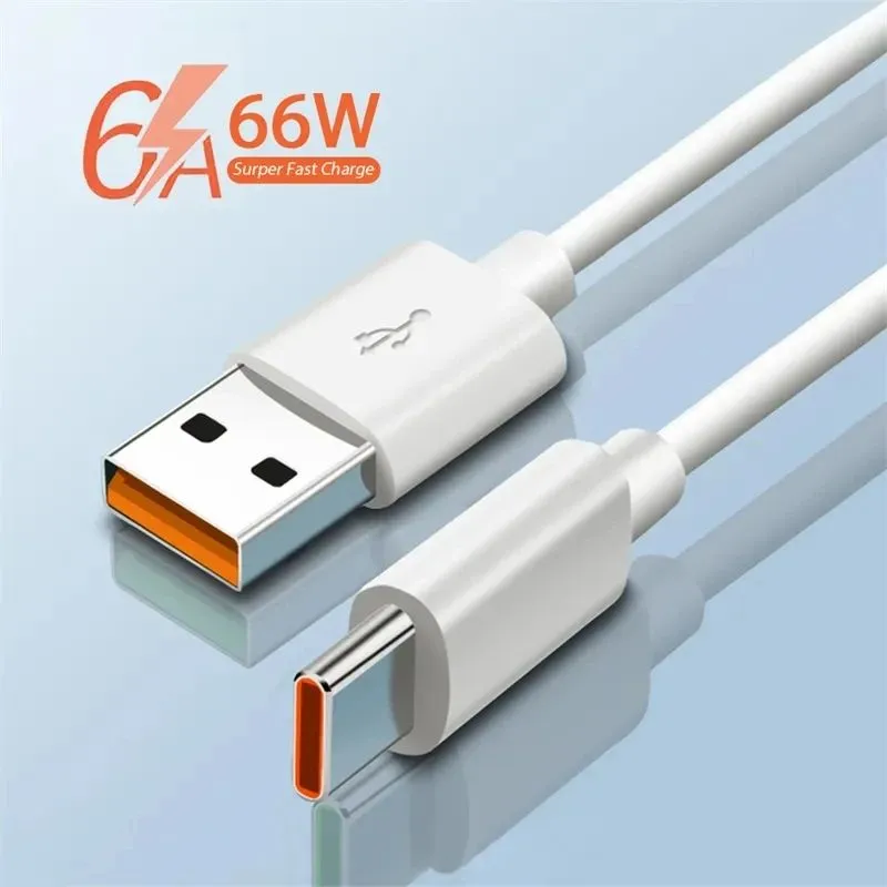 6A USB-C Quick Charge Cable for Samsung, Xiaomi, OPPO, HUAWEI Phones ...