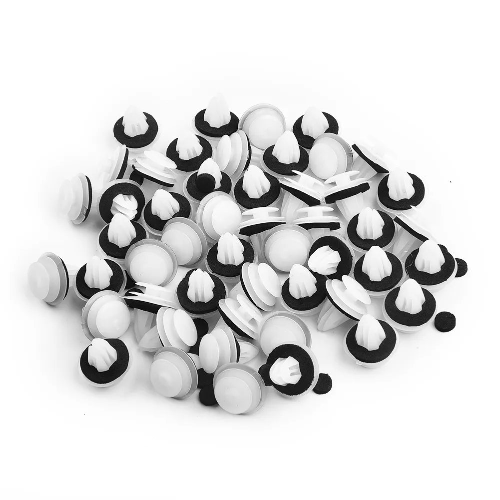 Car Clips Set: Black Push Type Fasteners with Washers for Mazda CX-5 CX ...