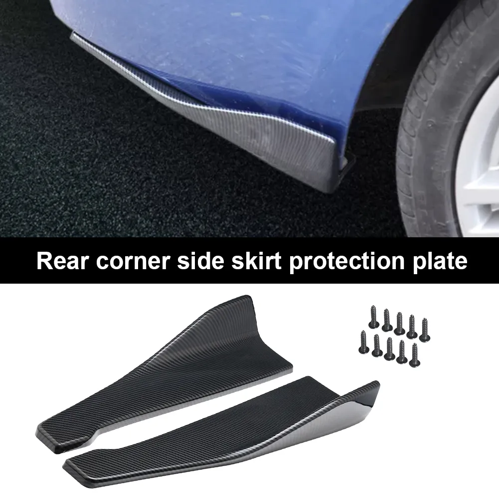 48CM Universal Rear Bumper Spoiler With Obs Audio Splitter And Diffuser ...