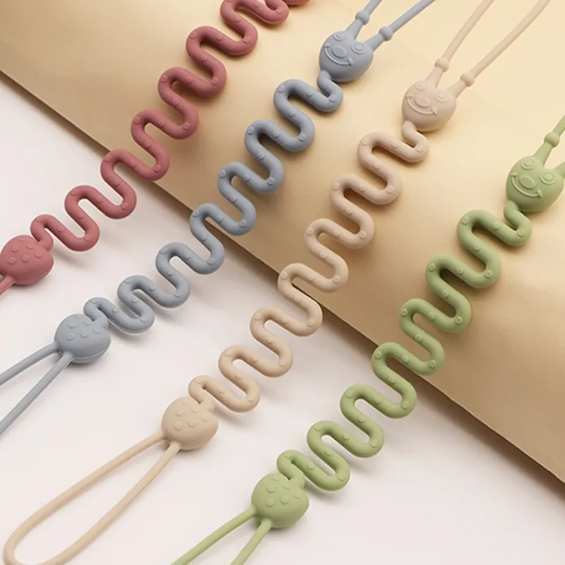 DHgate.com:BPA-Free Baby Pacifier Clip with Soft Silicone Teething ...