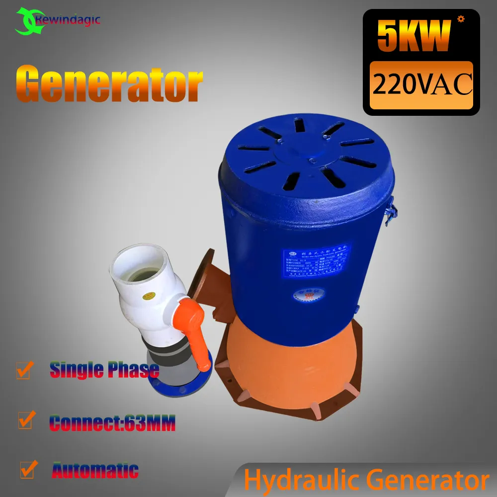 2KW 3KW 5KW Electric Water Turbine Hydroelectric Generator 220V ...
