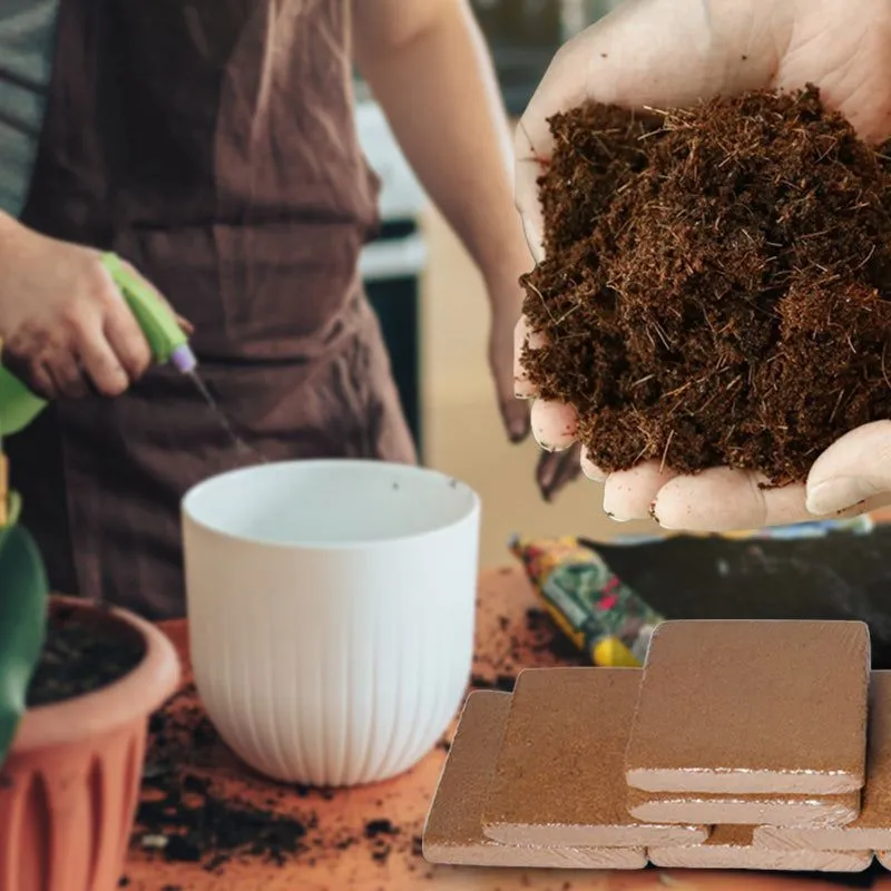 Coir Pellet Soil Coconut Fiber Coir Pellet Nutrient Soil Lightweight ...