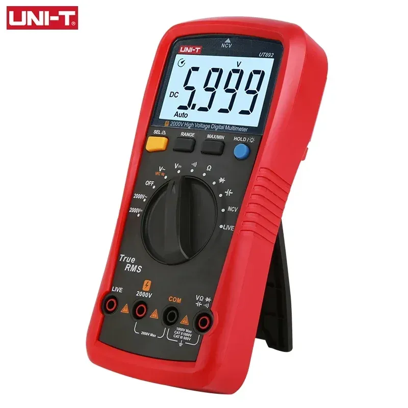 UNI-T UT892 2000V High-Precision Digital Multimeter with Capacitance ...