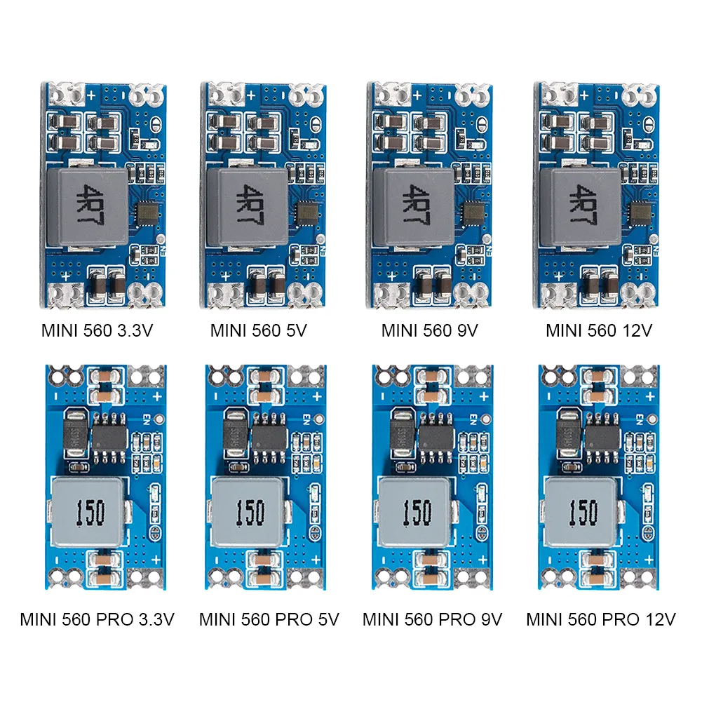 Mini560 Pro DC-DC Step Down Buck Converter Module with 3.3V 5V 9V 12V ...