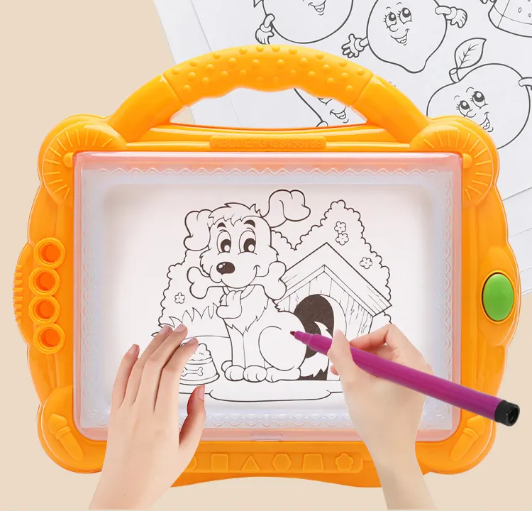 LED Drawing Copy Pad Board with Pen 10-Inch Kids Sketch Pad for ...