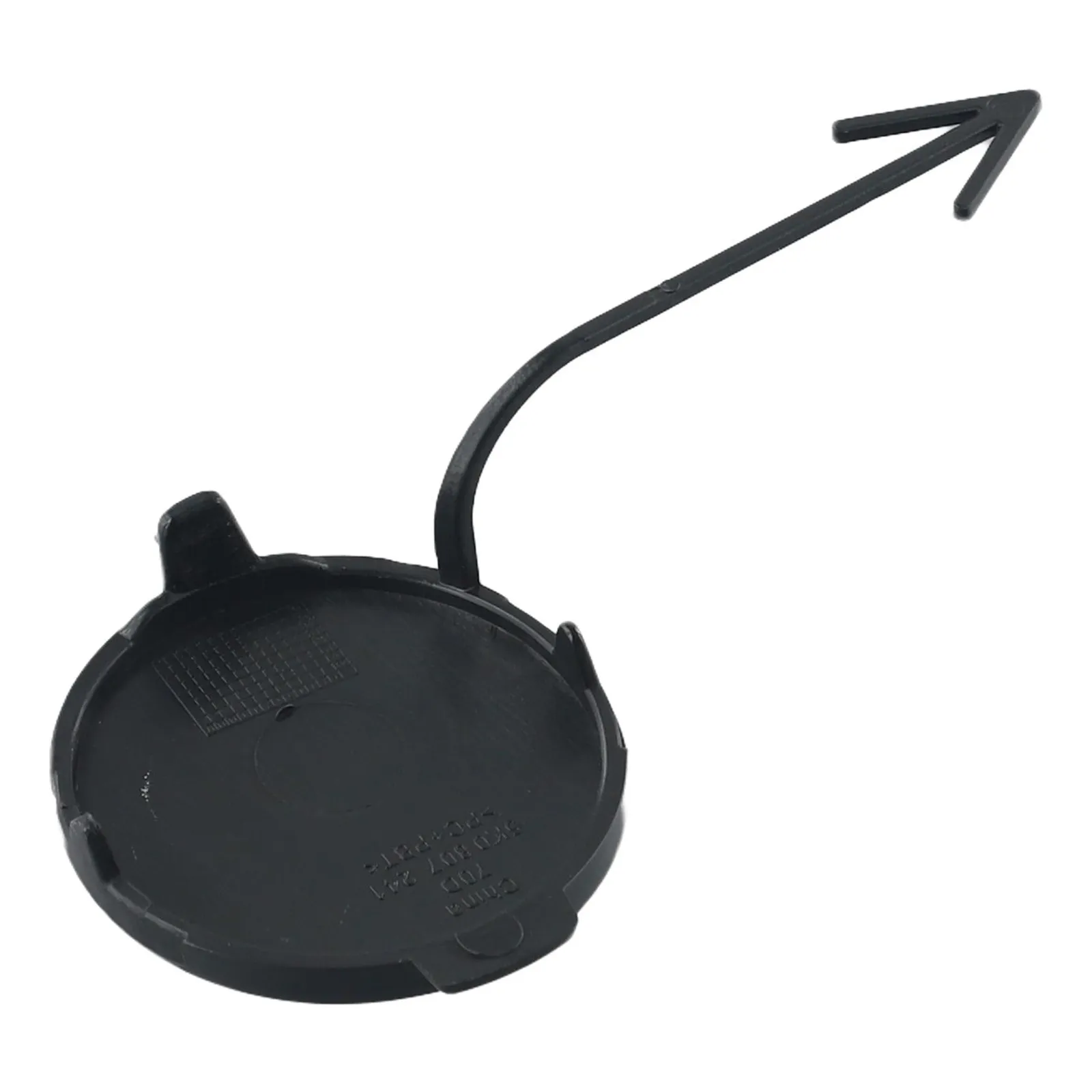 ABS Black No-Drill Tow Cap Cover for Front Bumper Tow Hook - 2 Pack ...
