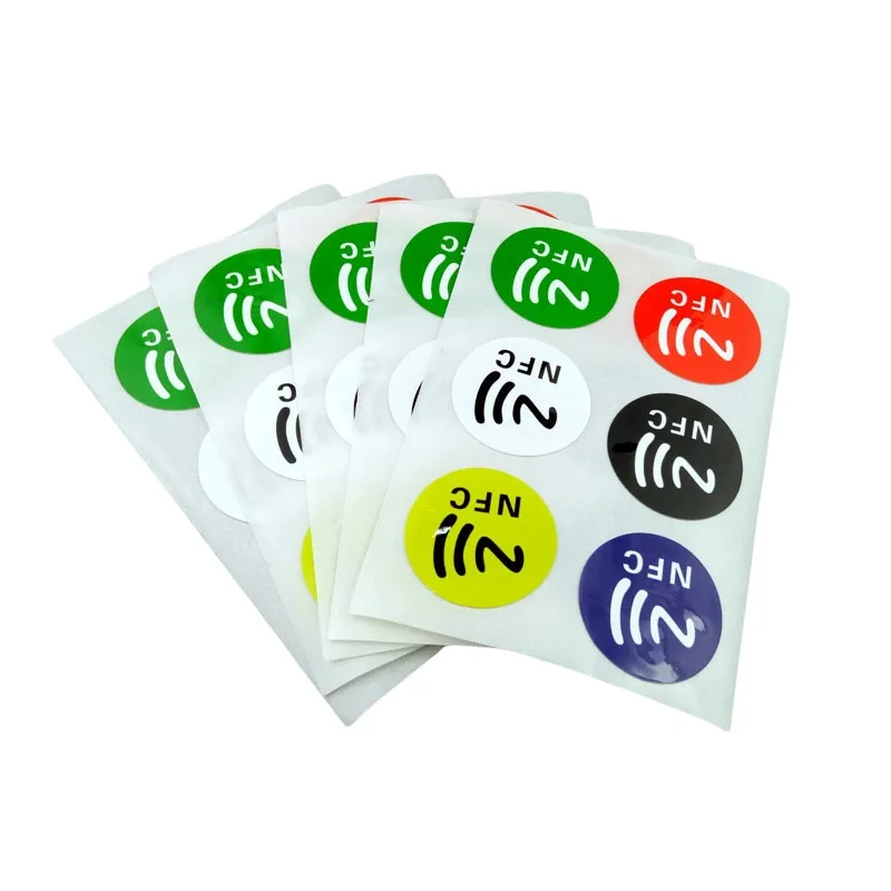 Ntag213 NFC Tag Stickers 13.56 MHz Passive Contactless IC Card RFID ...