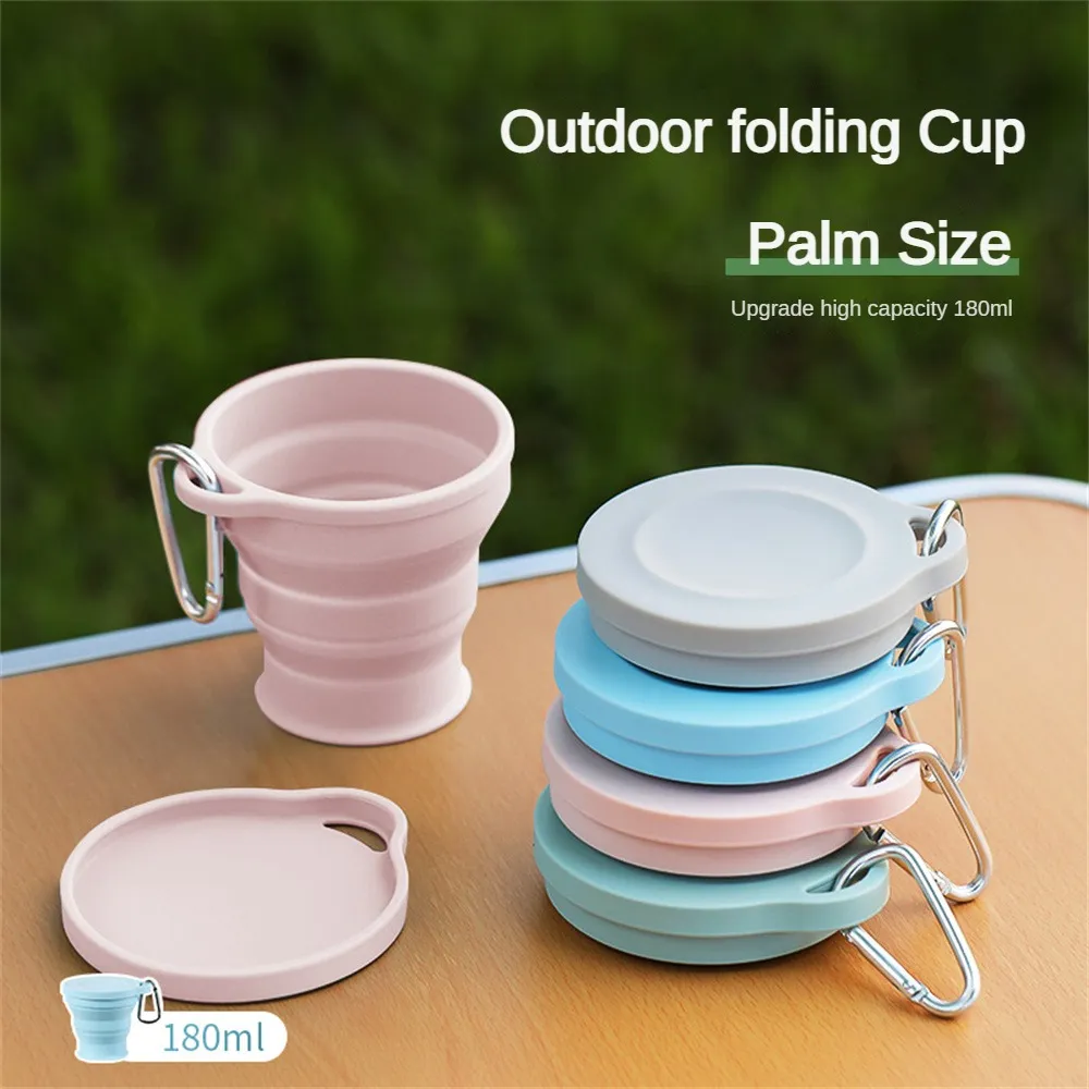 SHIMOYAMA 2-in-1 Portable Folding Cups, Retractable Collapsible ...