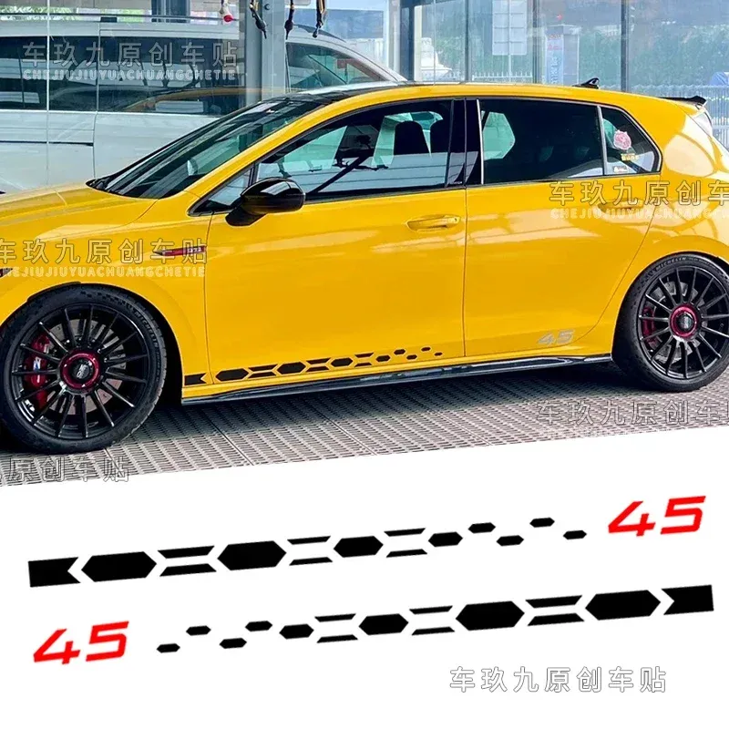Volkswagen Car Door Stickers Vinyl Decals for VW Golf 5 6 7 Passat B6 ...