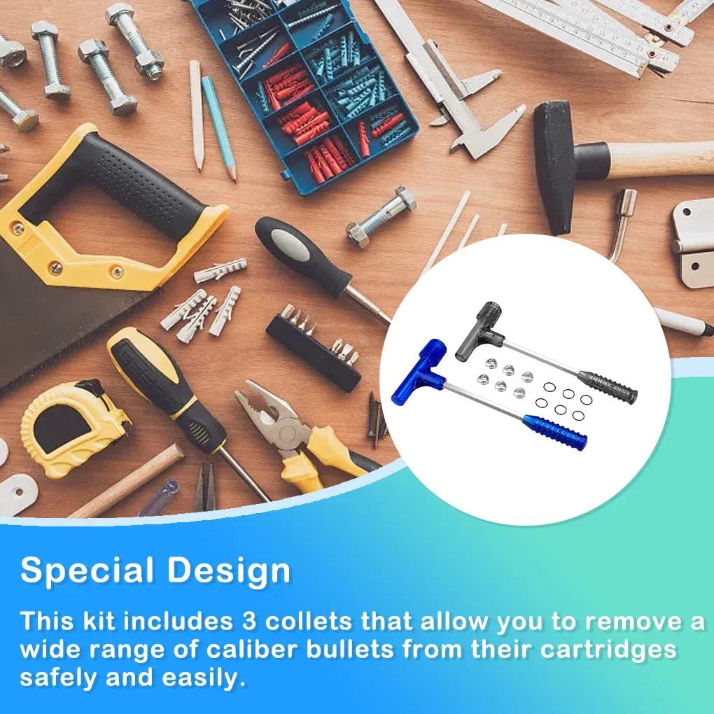 Impact Bullet Puller Hammer: Hand Remover Tool With Three Sets For Safe ...
