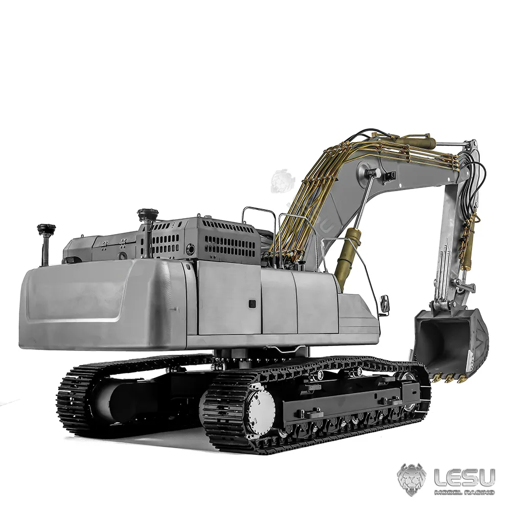 LESU 1/14 SK500L RC Hydraulic Excavator Metal Radio Control Unpainted ...