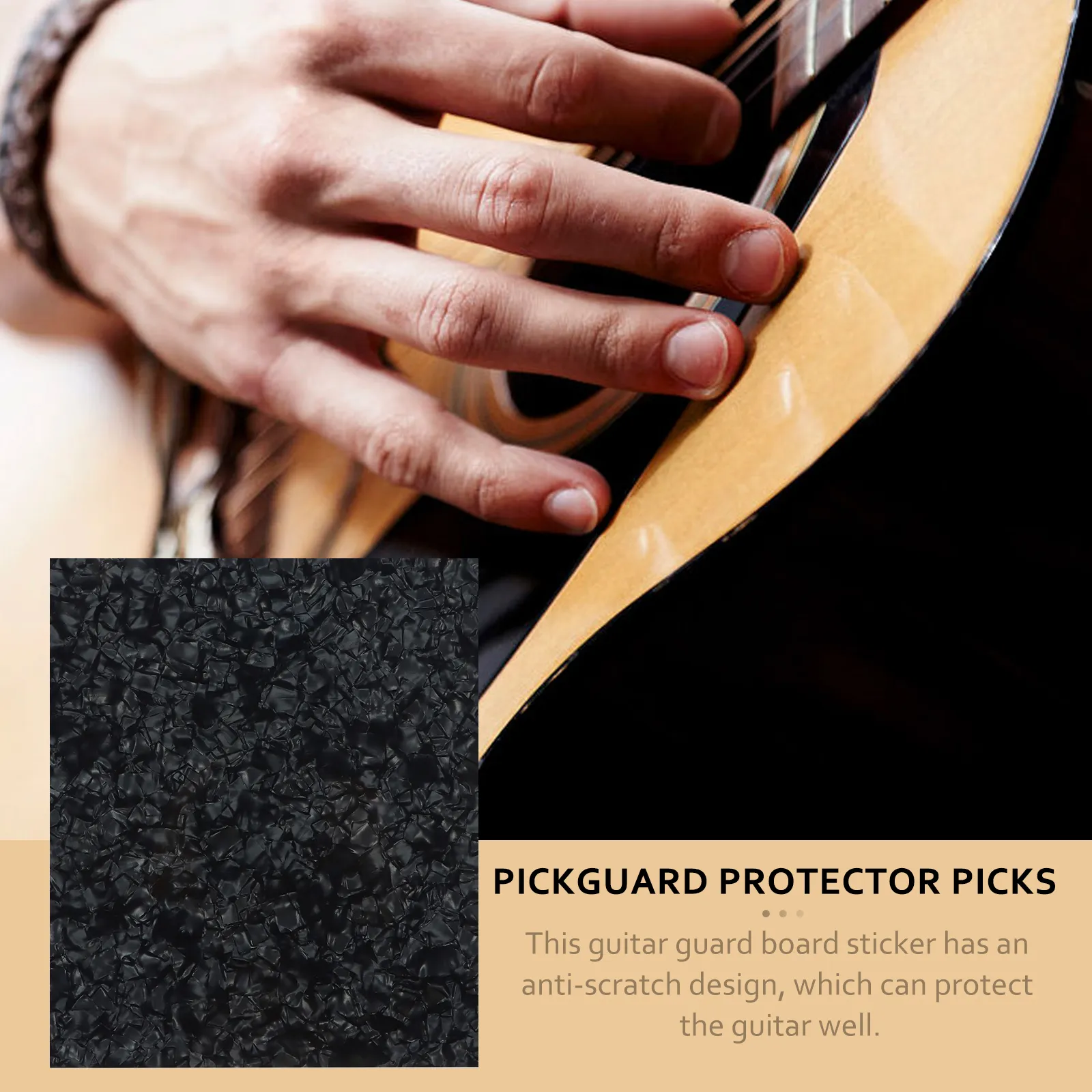 Tailored Acoustic Guitar Pickguard Protector Stickers with Celluloid ...
