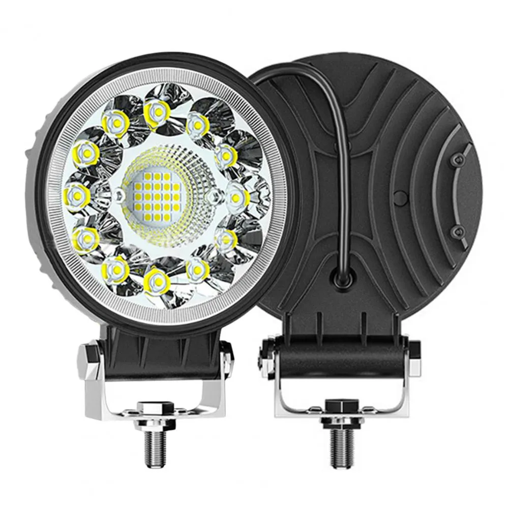 LED Light Bar Offroad 4 Inch Spotlights Round 9V 32V Diode Headlights ...