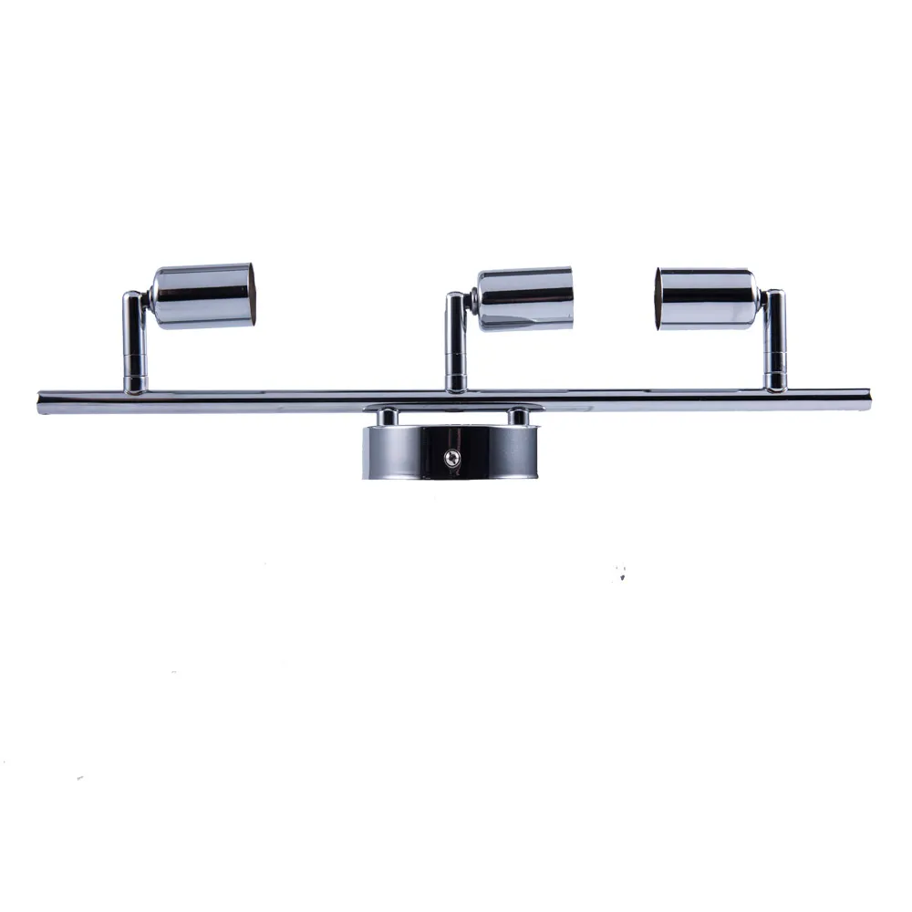 Modern Linear LED Chandelier With Adjustable Spotlights Black Finish ...
