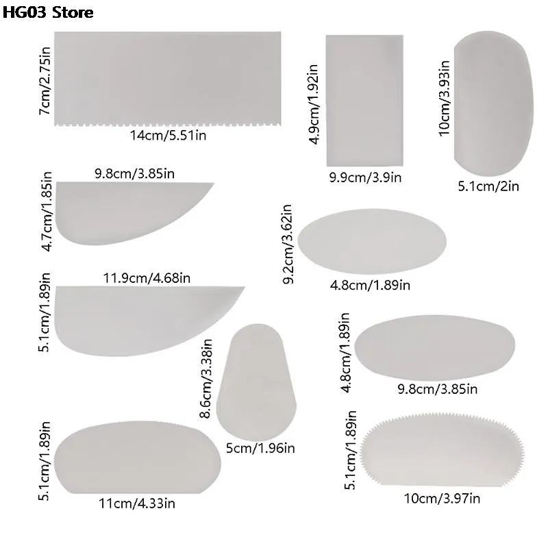 DHgate.com:Pottery Clay Steel Scraper (10PCS), for Polymer Clay Scraper ...