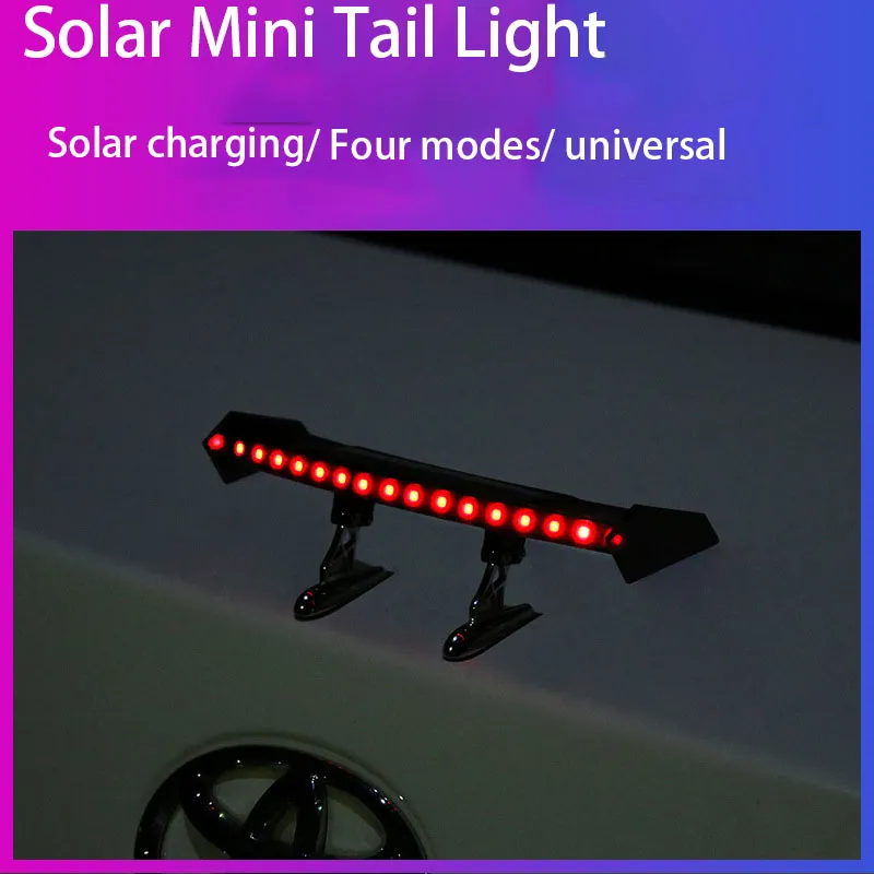 DHgate.com:Mini Solar Car Spoiler Tail Light with Smart Sensor LED ...