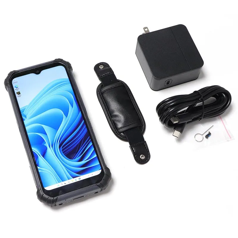 Rugged Mini Tablet PC with 6.5" Windows 11 Handheld PDA qr photo ...