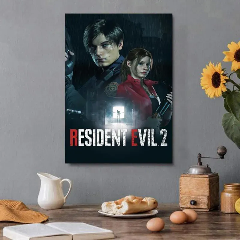 Wholesale Resident Evil Classic Movie Poster Canvas HD Print Street ...