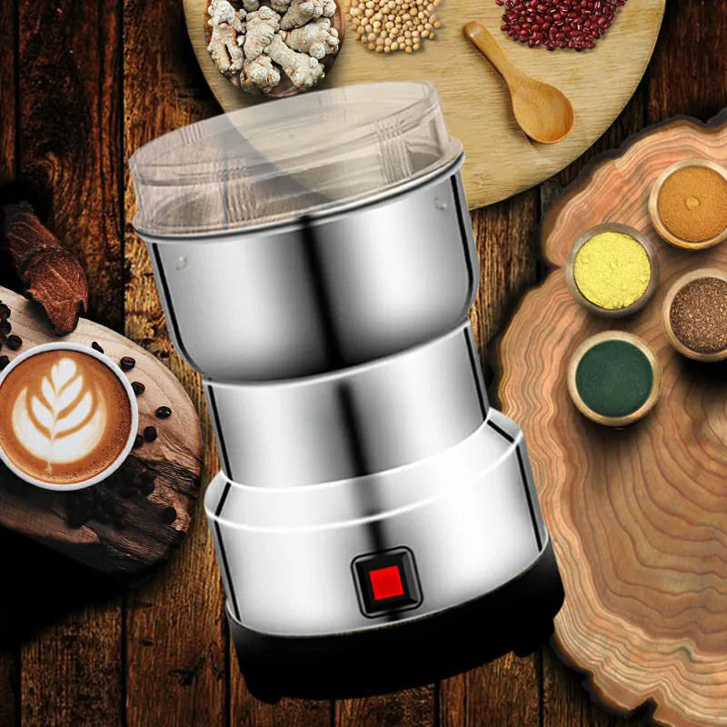 Electric Coffee Grinder Machine for Kitchen Tools with Spices and ...