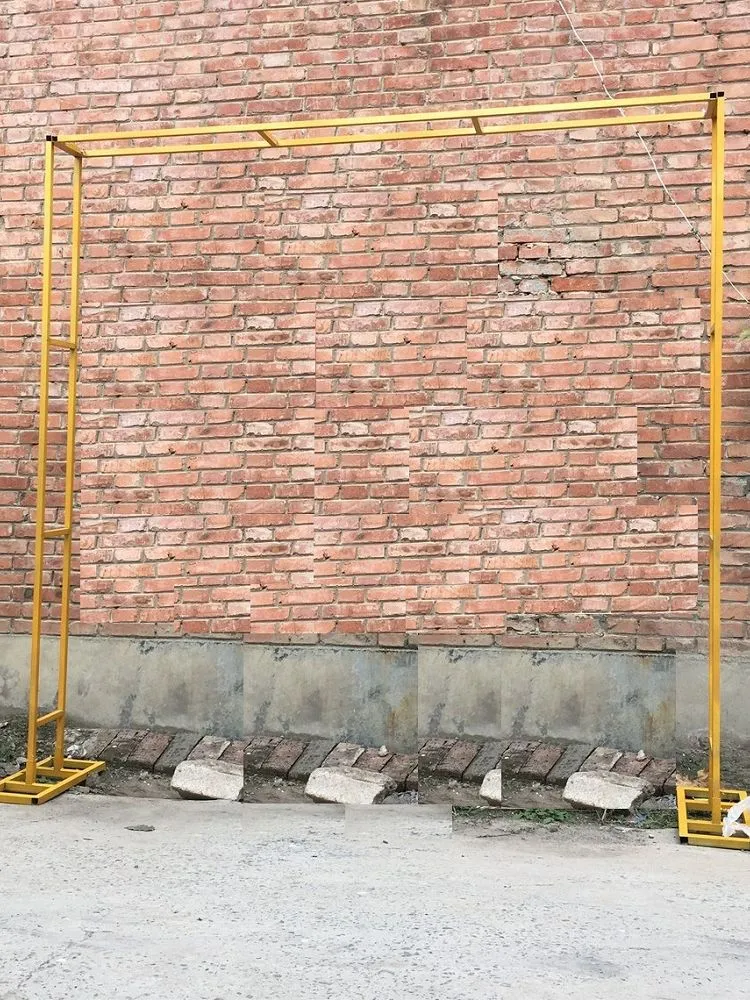 Double Pole Arch, Square Wedding Arch, Backdrop Frame, Double Flower ...