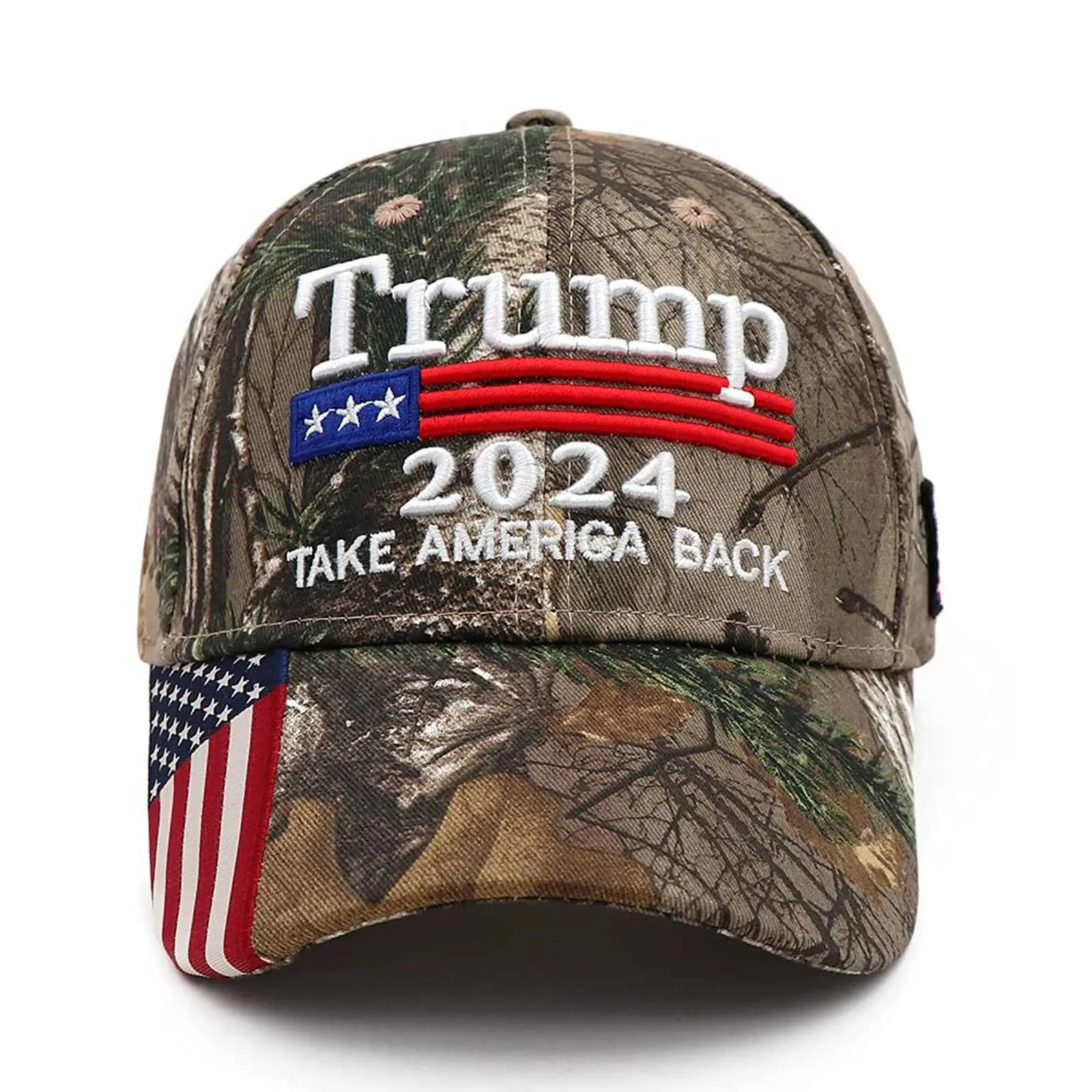 2024 Trump MAGA Embroidered Patriotic Baseball Caps Adjustable ...
