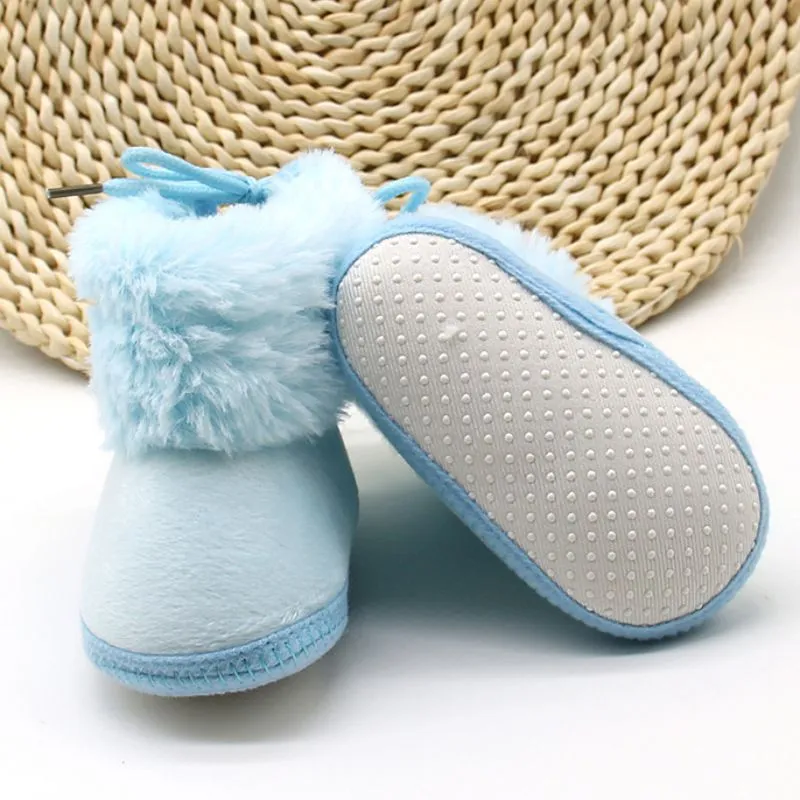 Cozy Velvet Winter Baby Boots: Warm Snow Booties for Toddlers' First ...