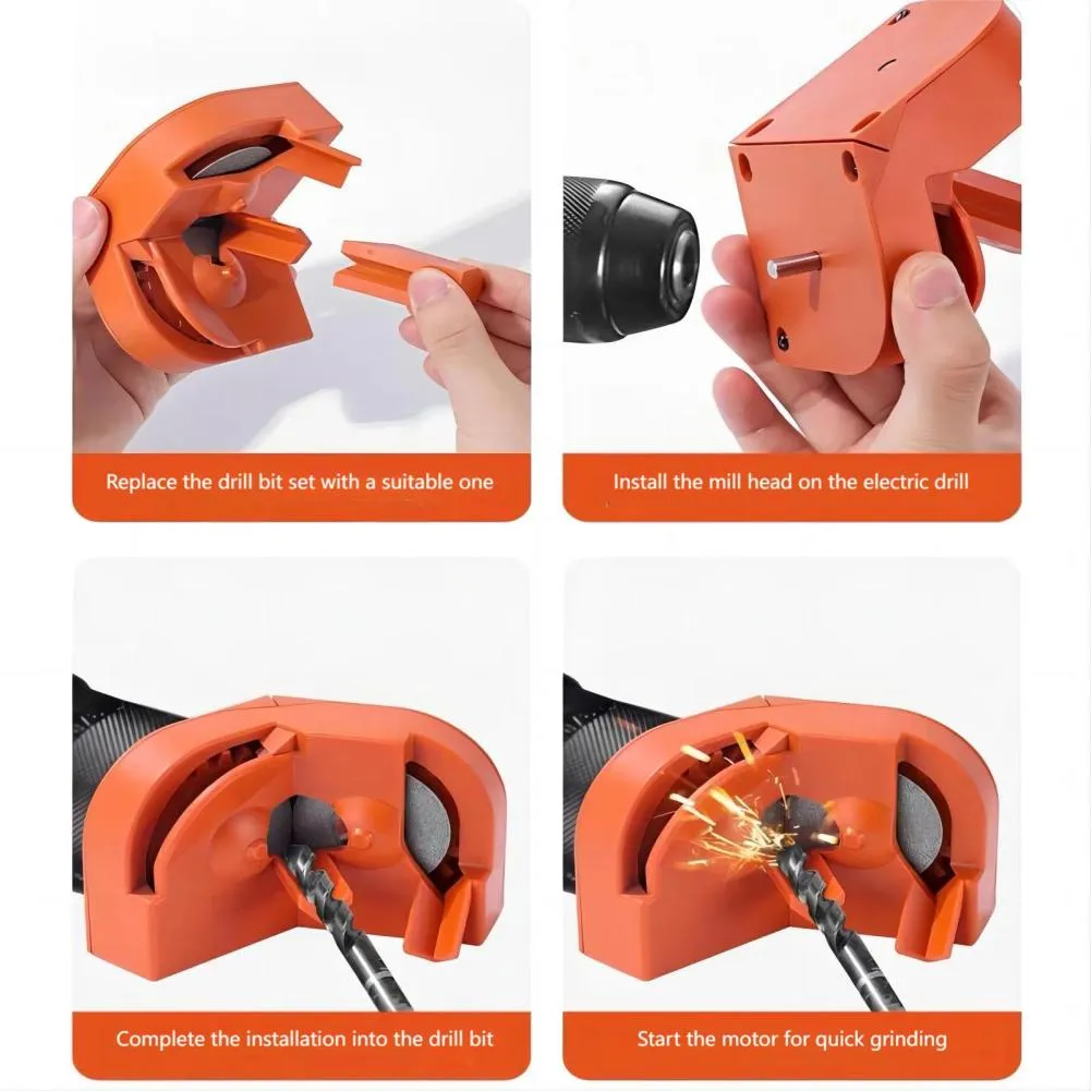 Multi-functional Drill Bit Sharpener Portable Grinding Tool for High ...