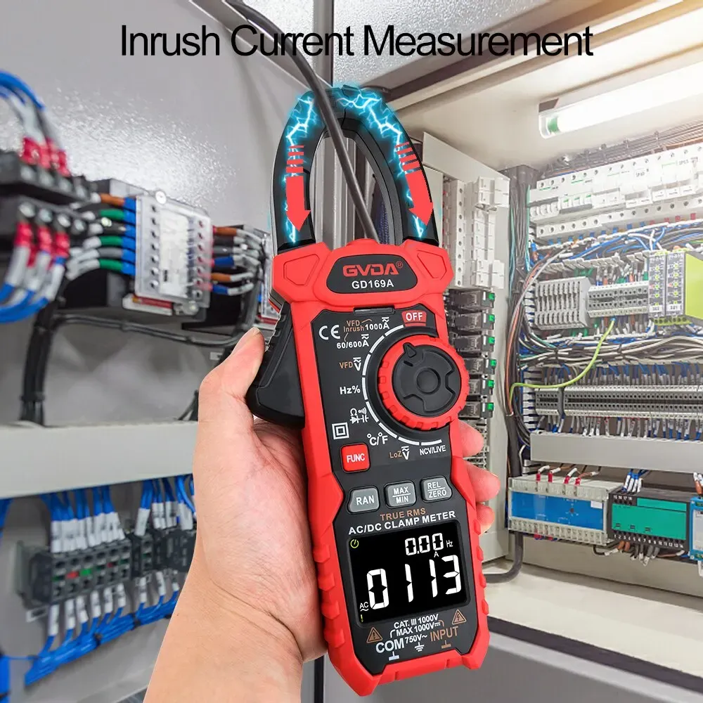DHgate.com:Digital Clamp Meter 1000A 1000V True RMS Multimeter, AC DC ...