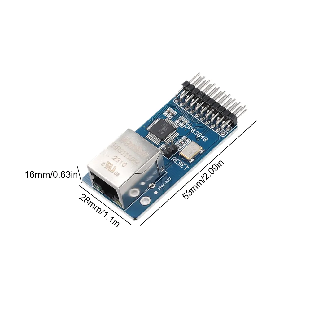 DP83848 USB-B Ethernet Transceiver WEB Server Dev Board w/RJ45 for Arduino from Dhgate Other ...