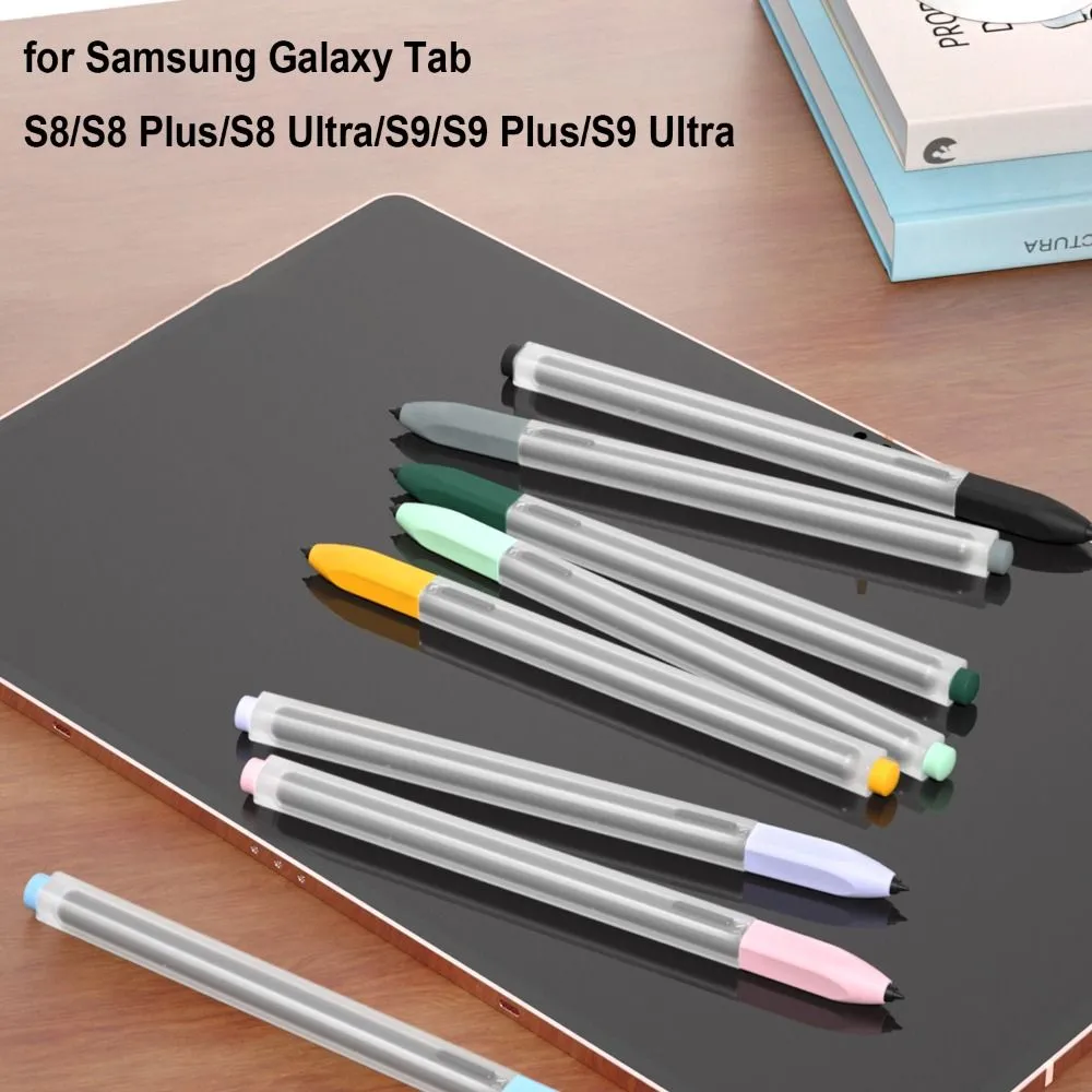 Silicone Tablet Pen Case Shockproof Waterproof Sleeve Transparent Jelly ...