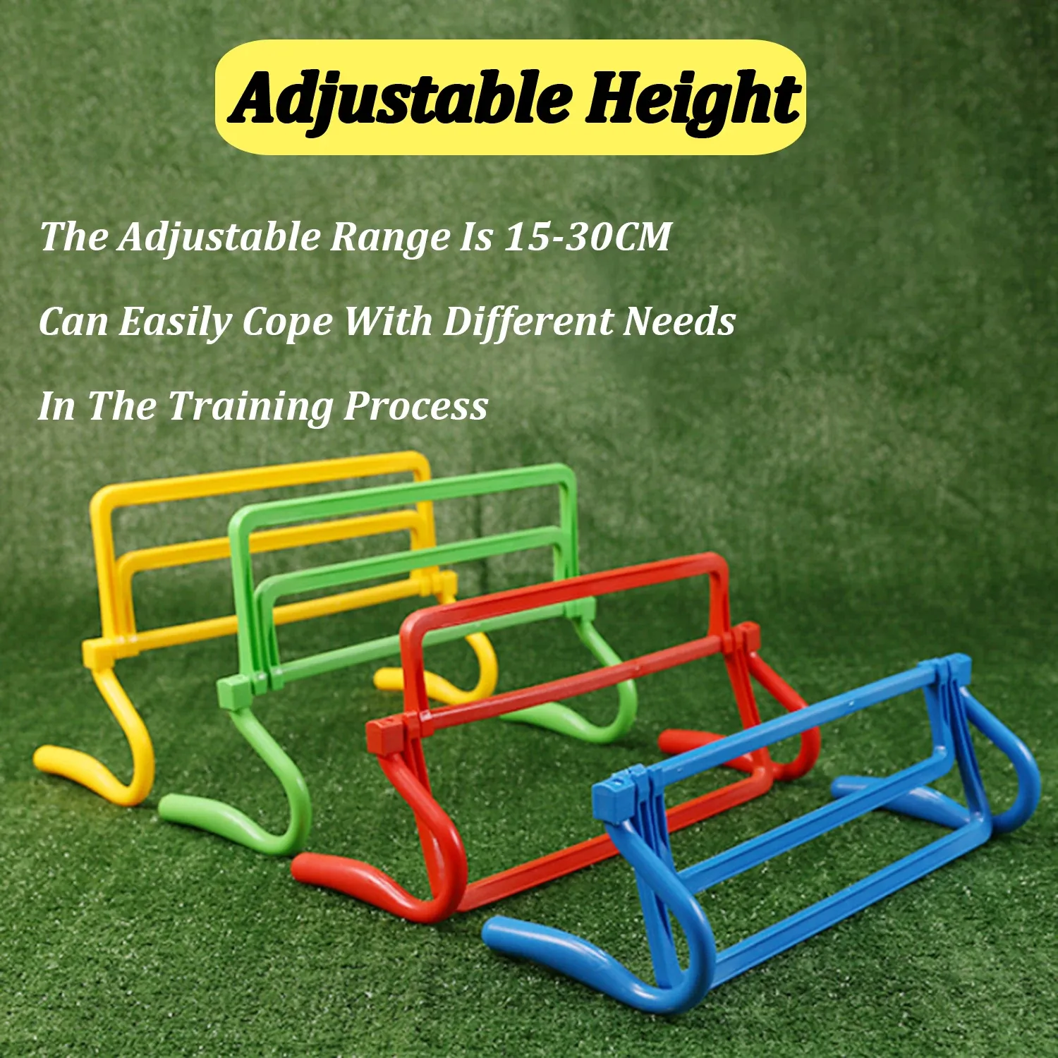 Wholesale Foldable Soccer Agility Hurdles Adjustable Height Training ...