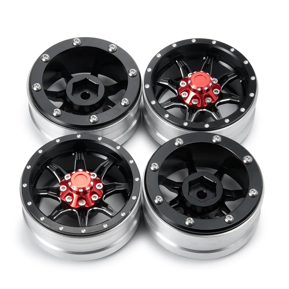 DHgate.com:AXSPEED CNC Metal Alloy 1.9inch Beadlock Wheel Hubs Rims for Axial SCX10 D90 TRX-4 1/ ...
