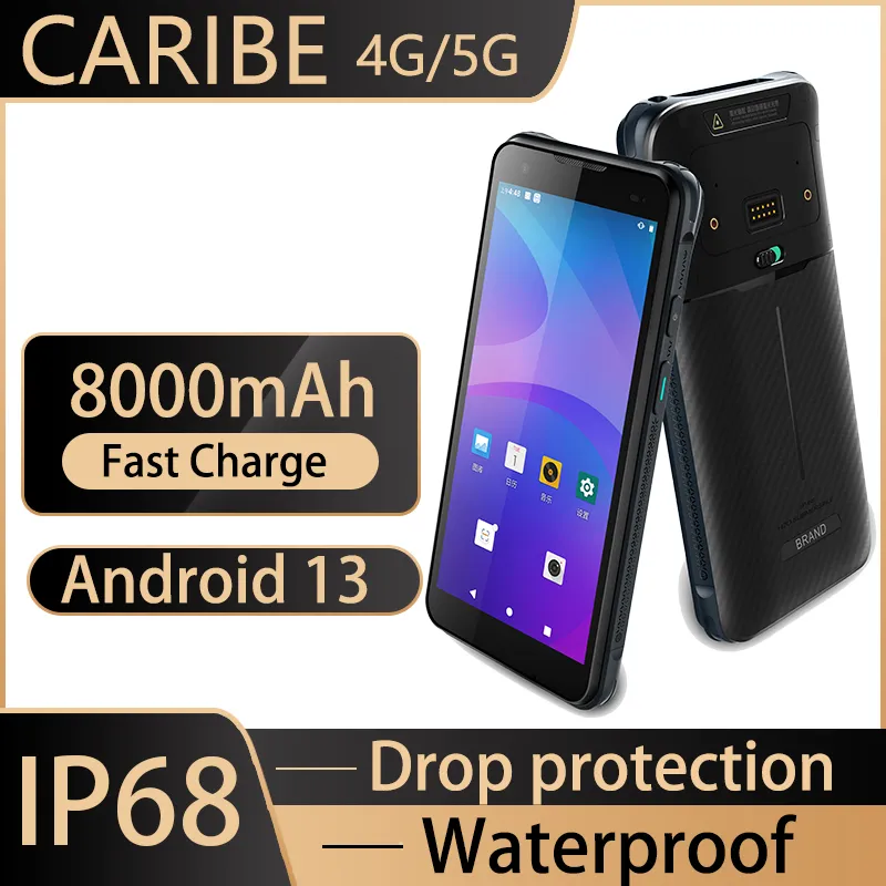 IP68 Rugged Android PDA: CARIBE PL 60L With 1D/2D Barcode Scanner And ...