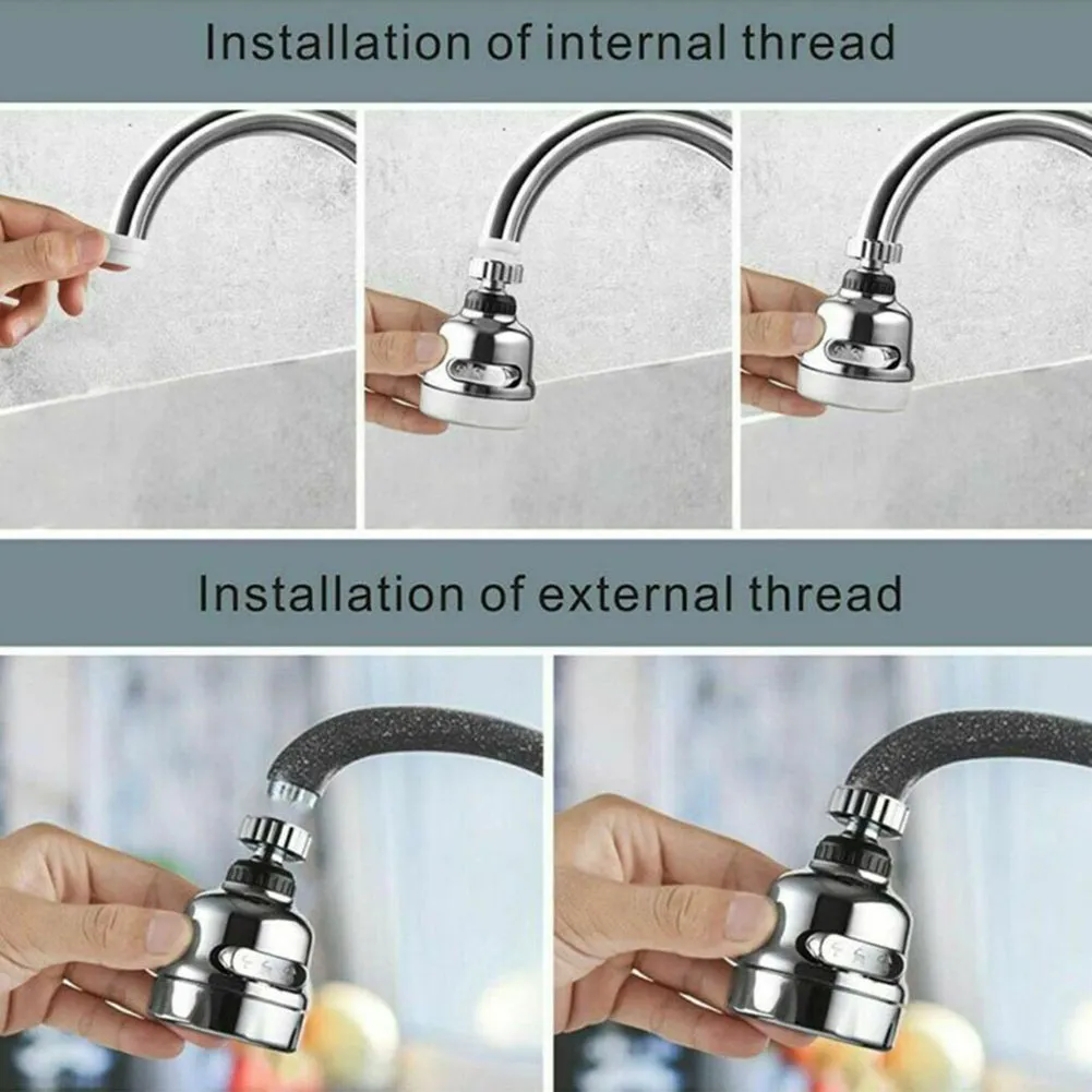 DHgate.com:Water-Saving 360° Rotating Tap Nozzle Sprayer with Movable ...