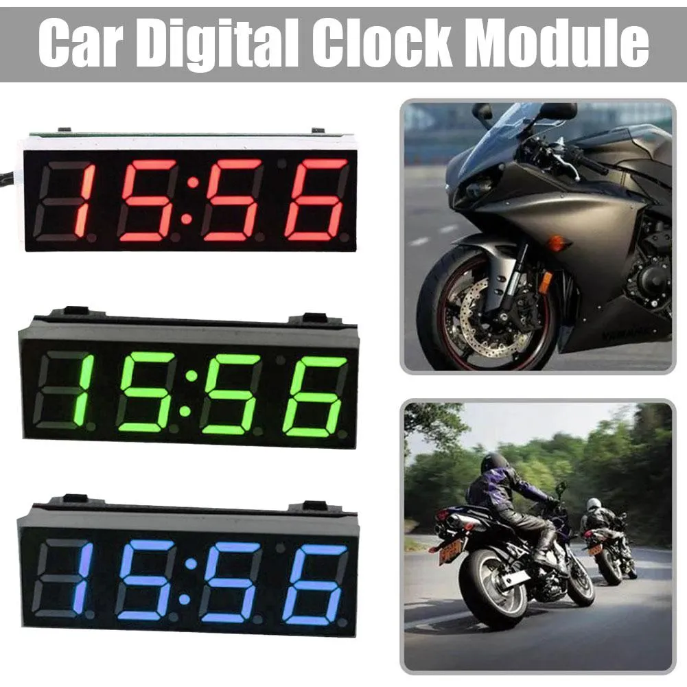Multifunctional LED Digital Clock Module For Cars: Timer, Thermometer ...
