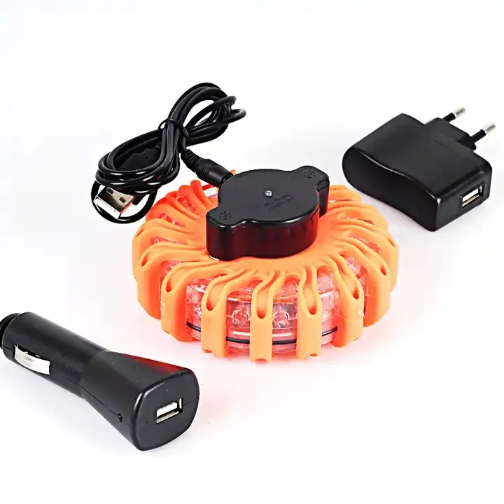 LED Road Flares Flashing Emergency Warning Light Rechargeable ...