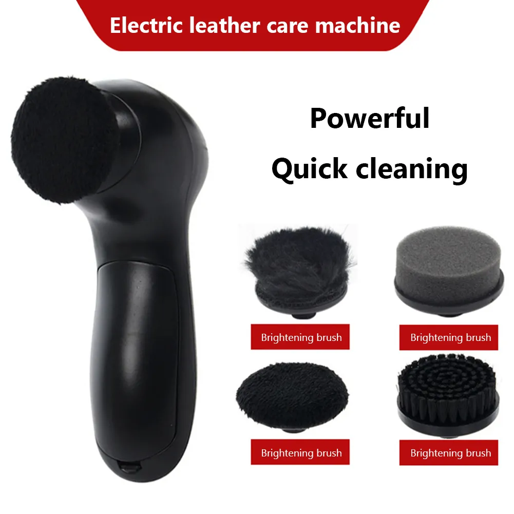 Handheld Automatic Leather Shoes Brush, Portable Electric Shoe Cleaner ...