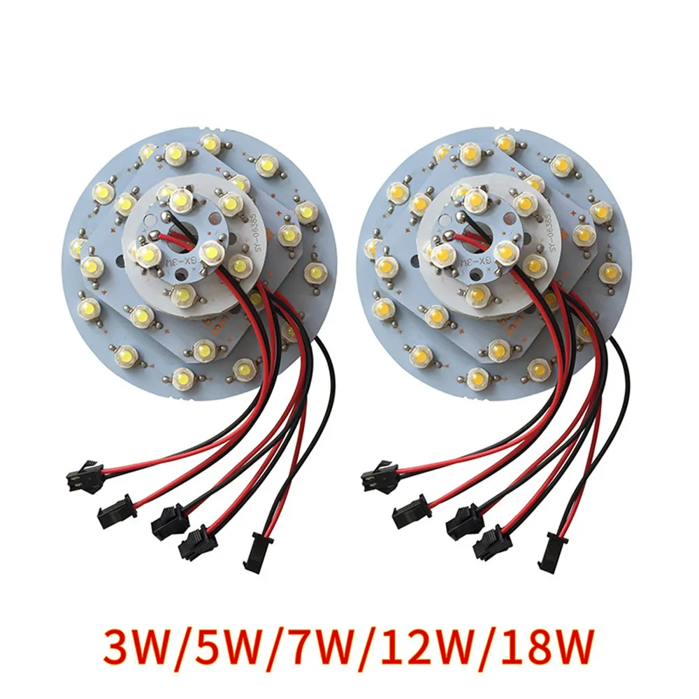 LED High Power Lamp Beads Light PCB 3W 5W 7W 9W 12W 15W 18W 32mm 48mm ...